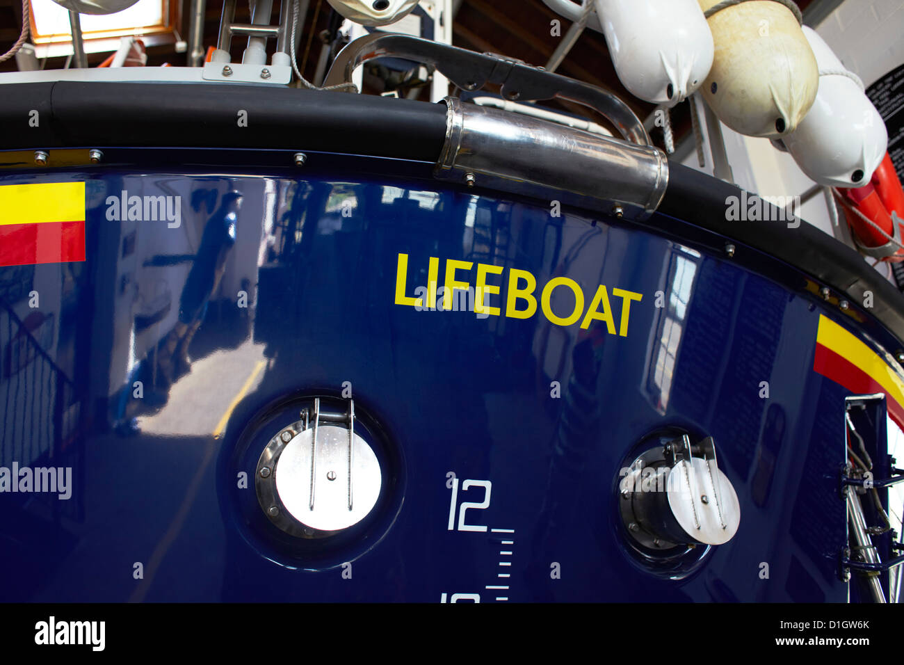 Stern view lifeboat peel harbour hi-res stock photography and images ...