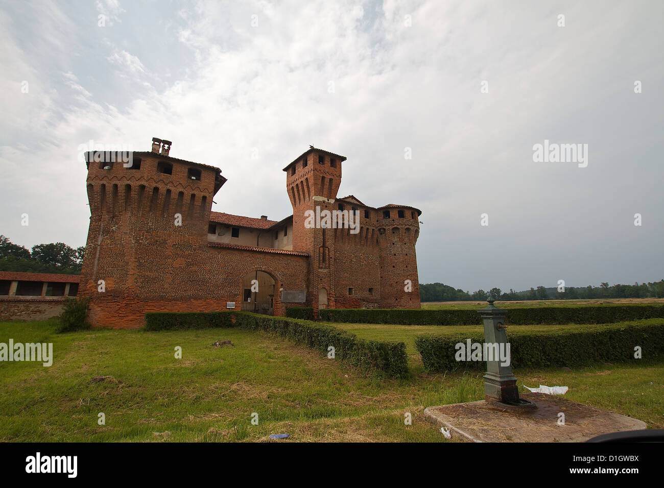 Novara, Proh medieval castle Stock Photo - Alamy