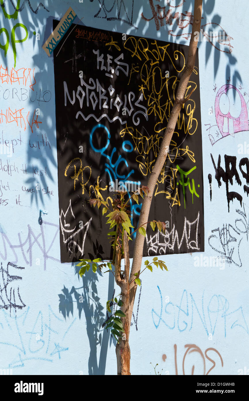 Typical Graffiti in Berlin Friedrichshain, Germany Stock Photo - Alamy
