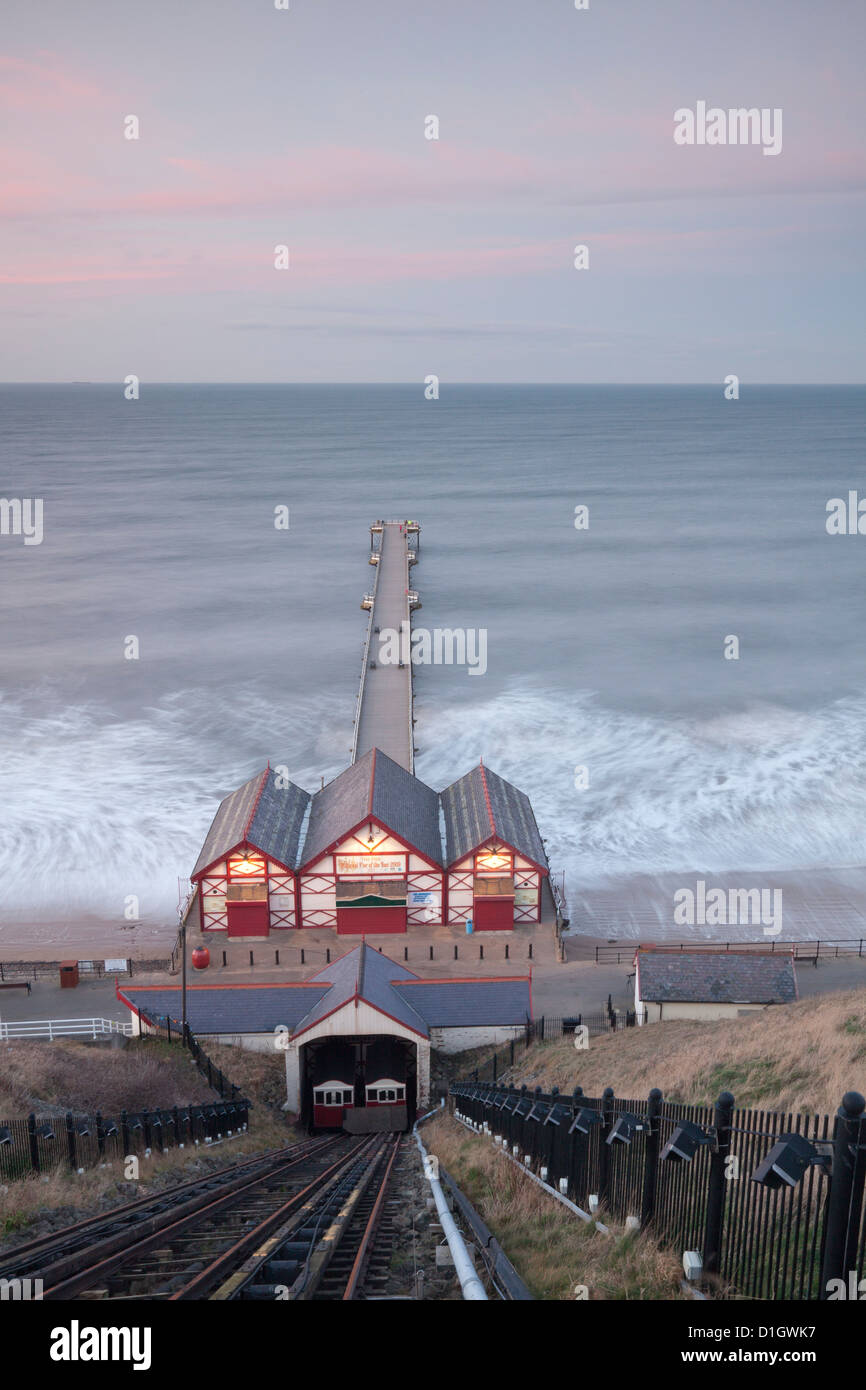 Saltburn lift at night hi-res stock photography and images - Alamy
