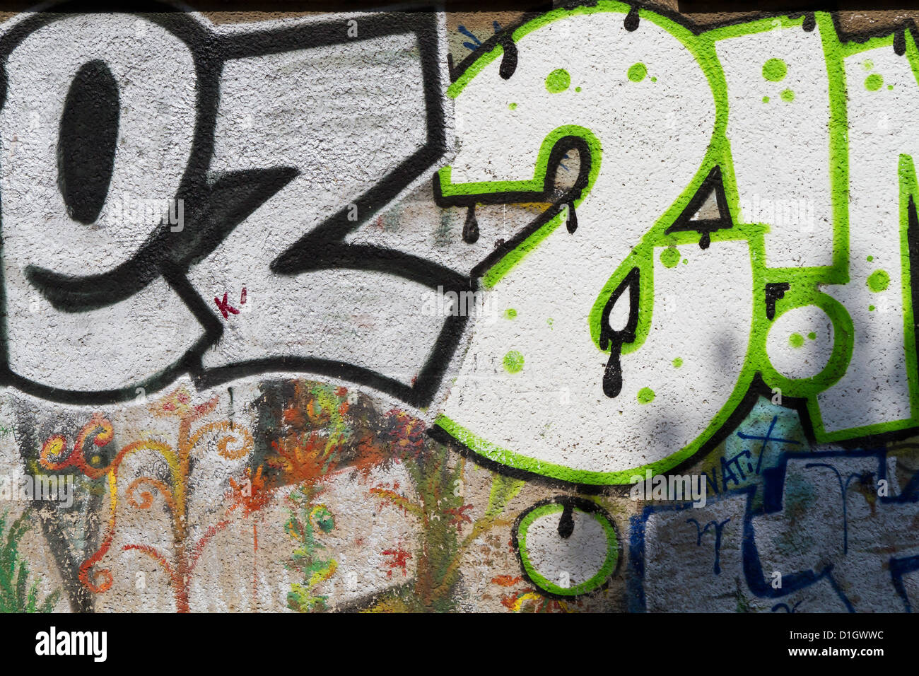 Typical Graffiti in Berlin Friedrichshain, Germany Stock Photo - Alamy
