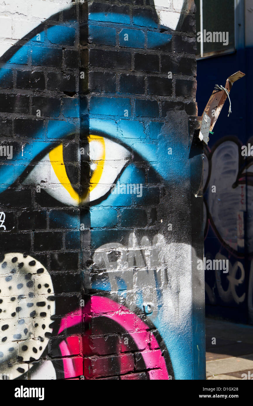 Typical Graffiti in Berlin Friedrichshain, Germany Stock Photo - Alamy