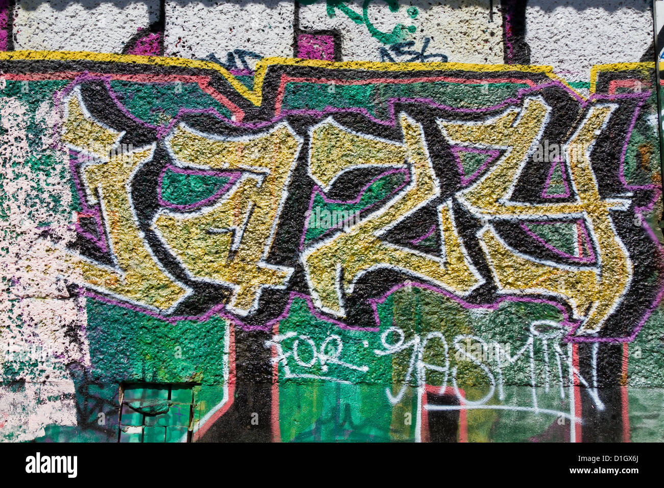 Typical Graffiti in Berlin Friedrichshain, Germany Stock Photo - Alamy