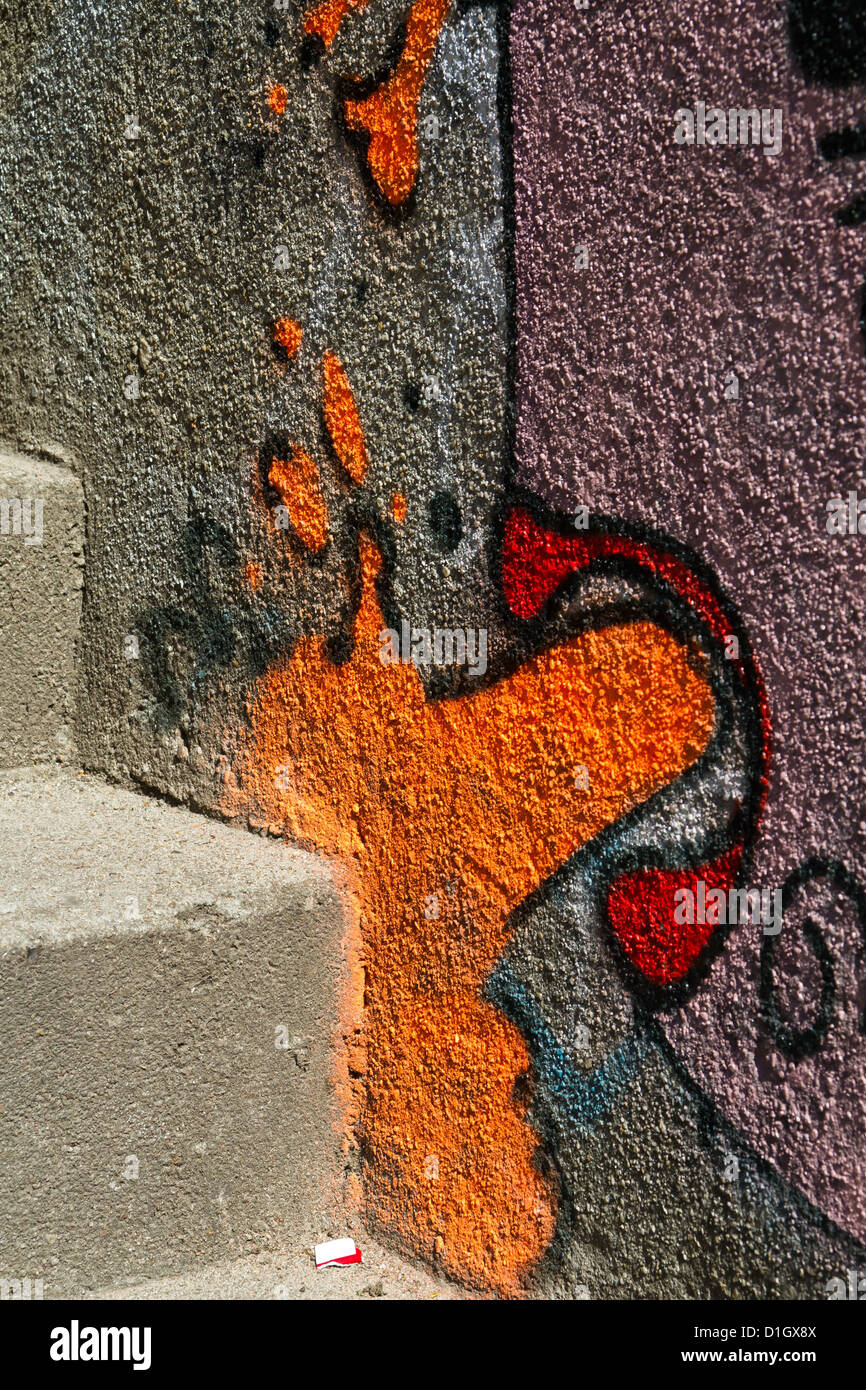 Typical Graffiti in Berlin Friedrichshain, Germany Stock Photo - Alamy