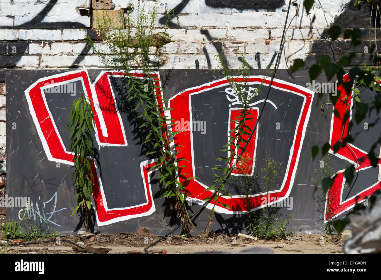 Typical Graffiti in Berlin Friedrichshain, Germany Stock Photo - Alamy