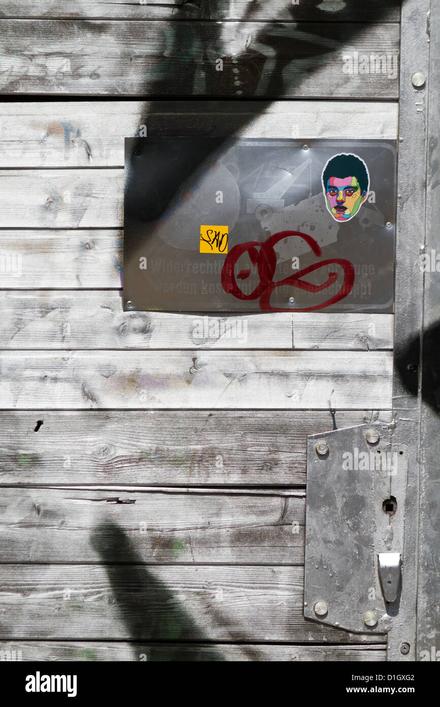 Typical Graffiti in Berlin Friedrichshain, Germany Stock Photo - Alamy