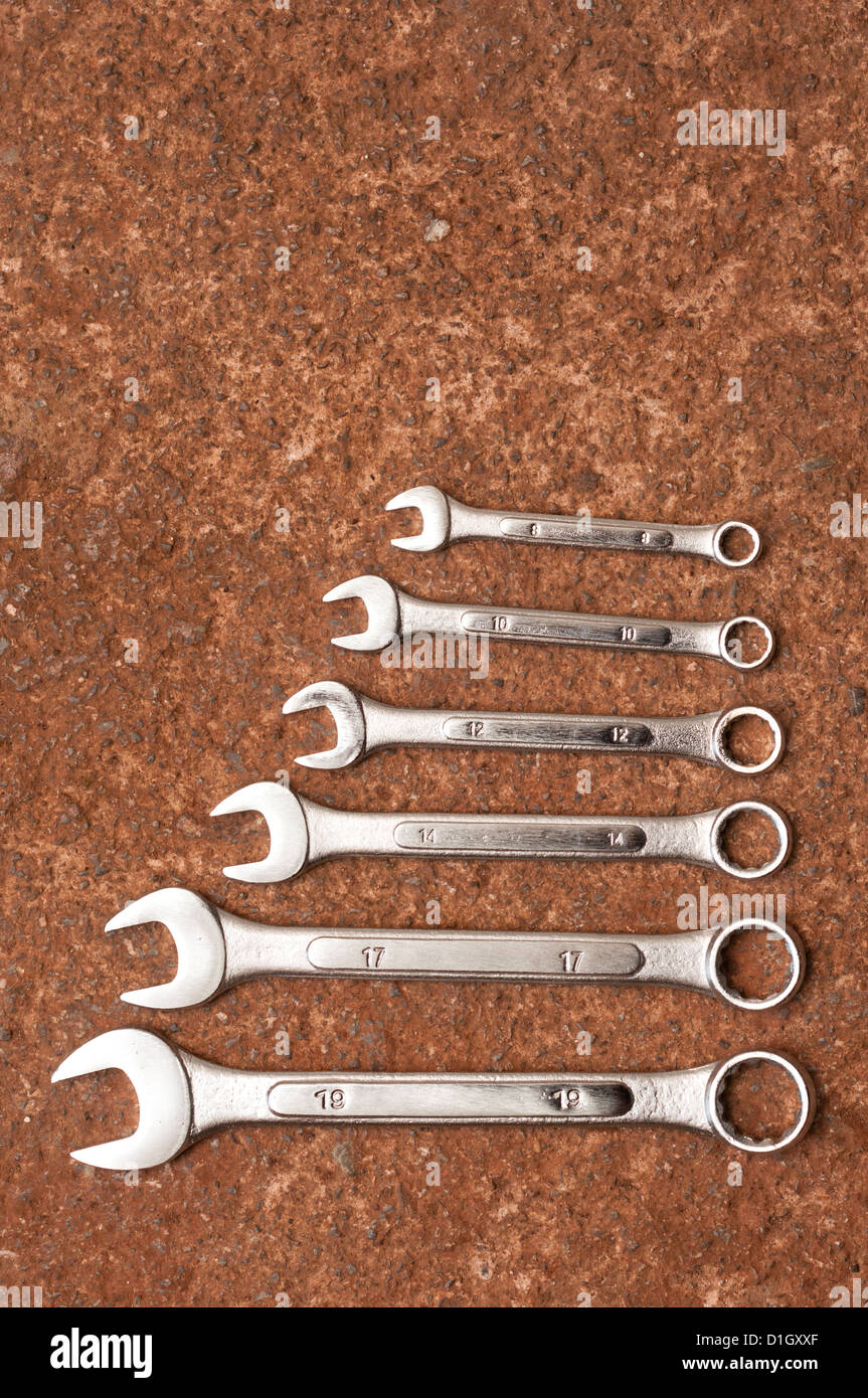Spanners and wrenches hi-res stock photography and images - Alamy