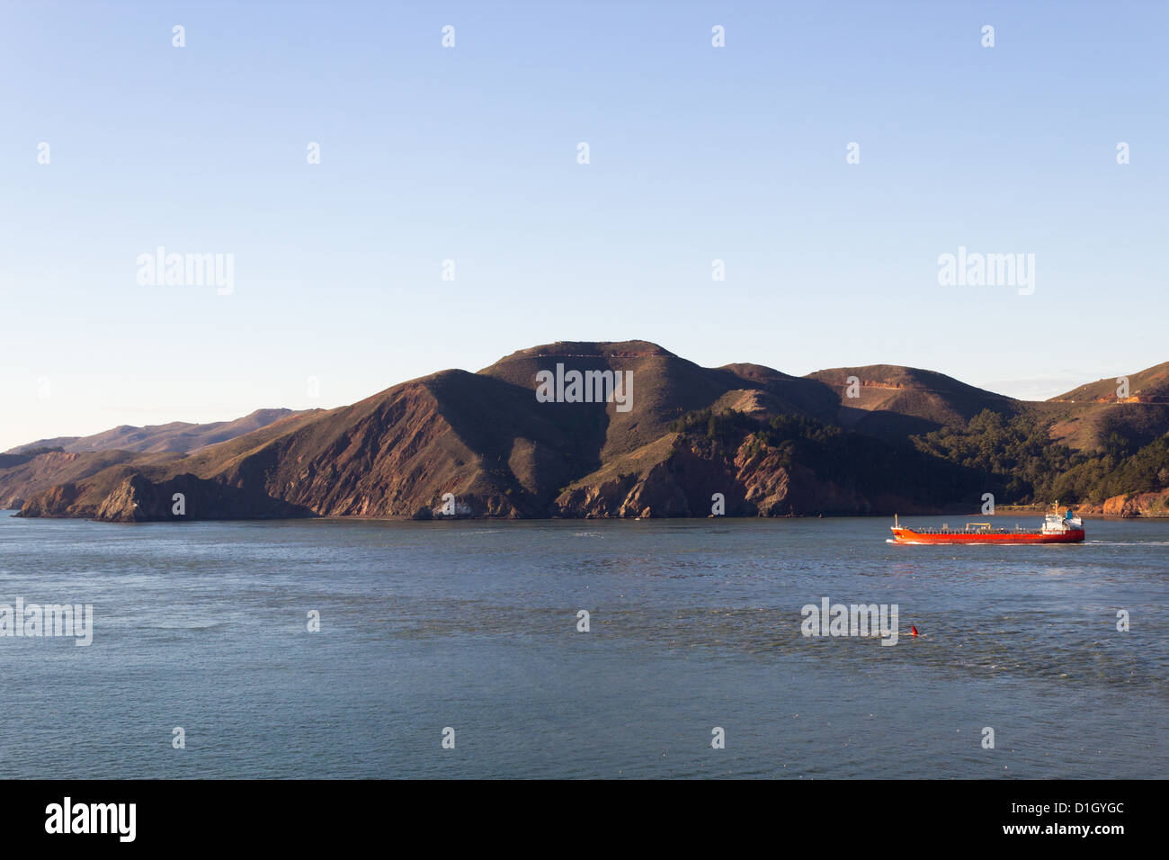 Cargo ship boat near coastline hi-res stock photography and images - Alamy