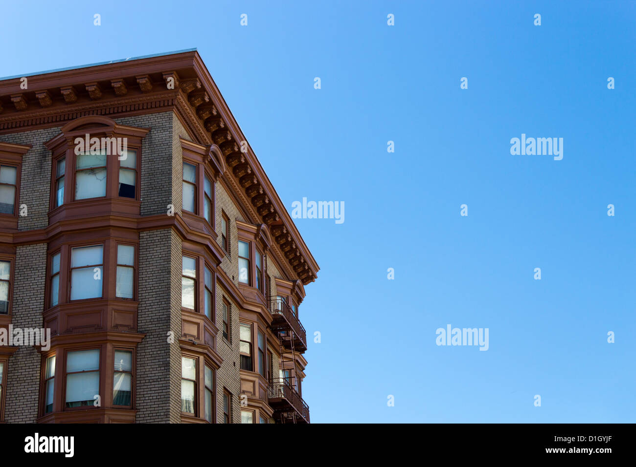 Mid-sized building with copyspace Stock Photo - Alamy