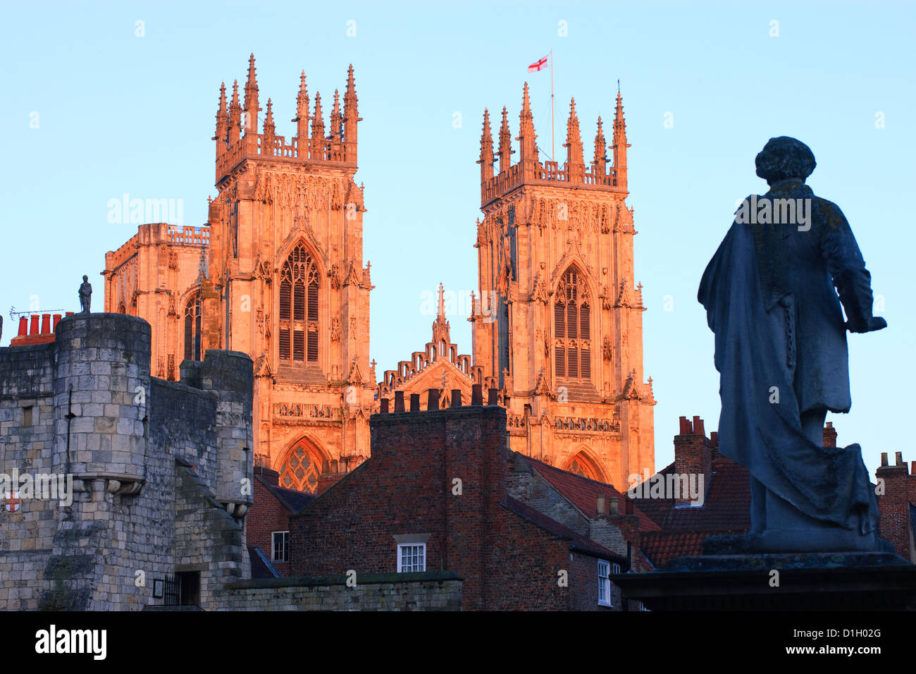 William Etty Statue Bootham Bar York Minster York Yorkshire England at ...