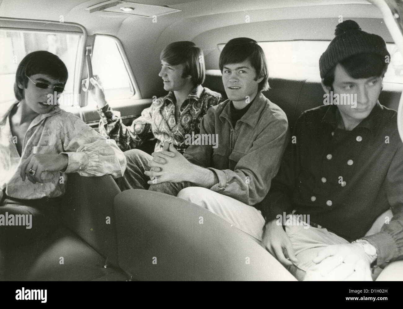 THE MONKEES Pop group in 1966. From l: Davy Jones, Pete Tork, Mickey ...