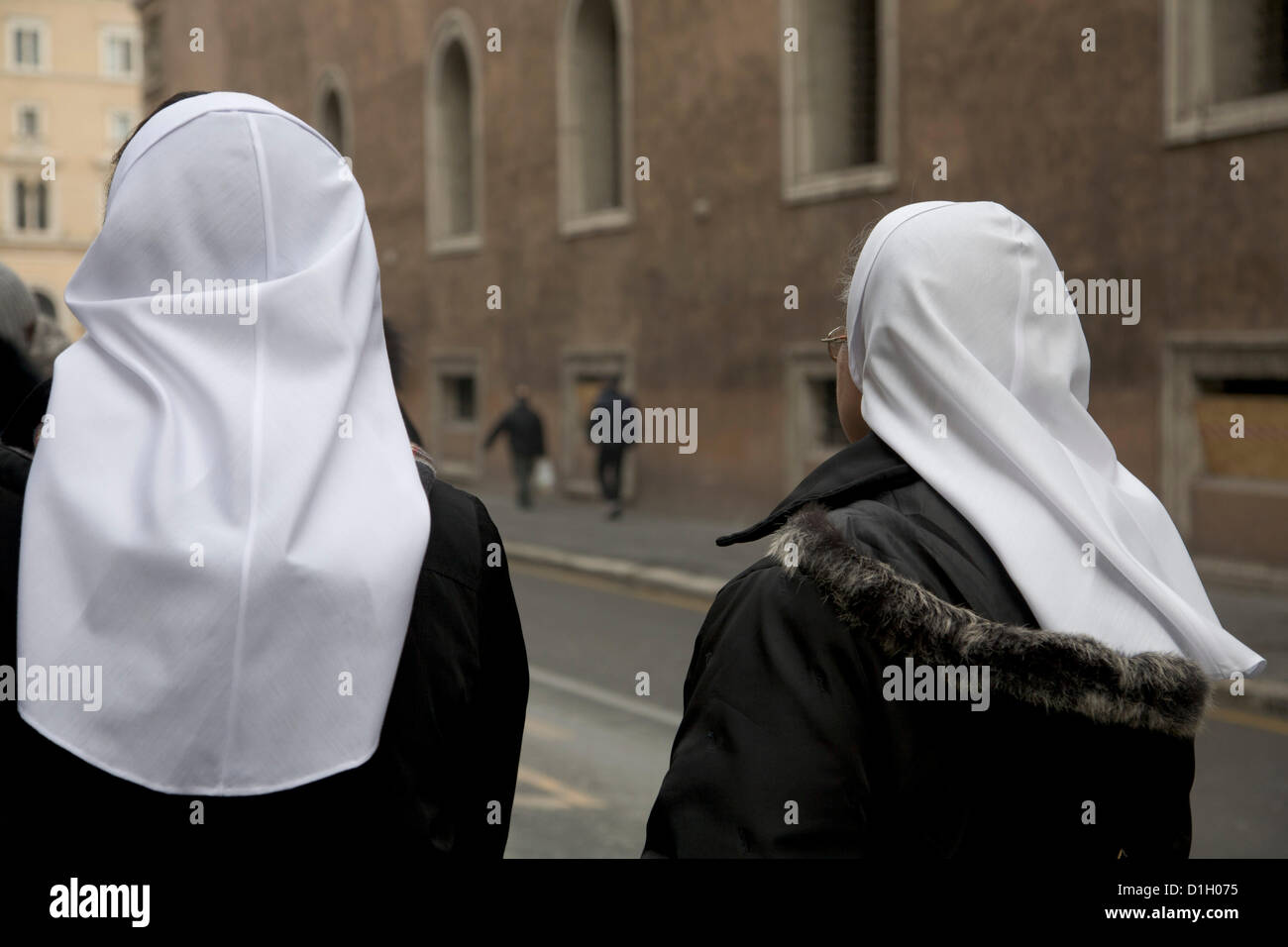 21st December 2012 Rome Italy. Carmelite nuns as Rome prepares to ...