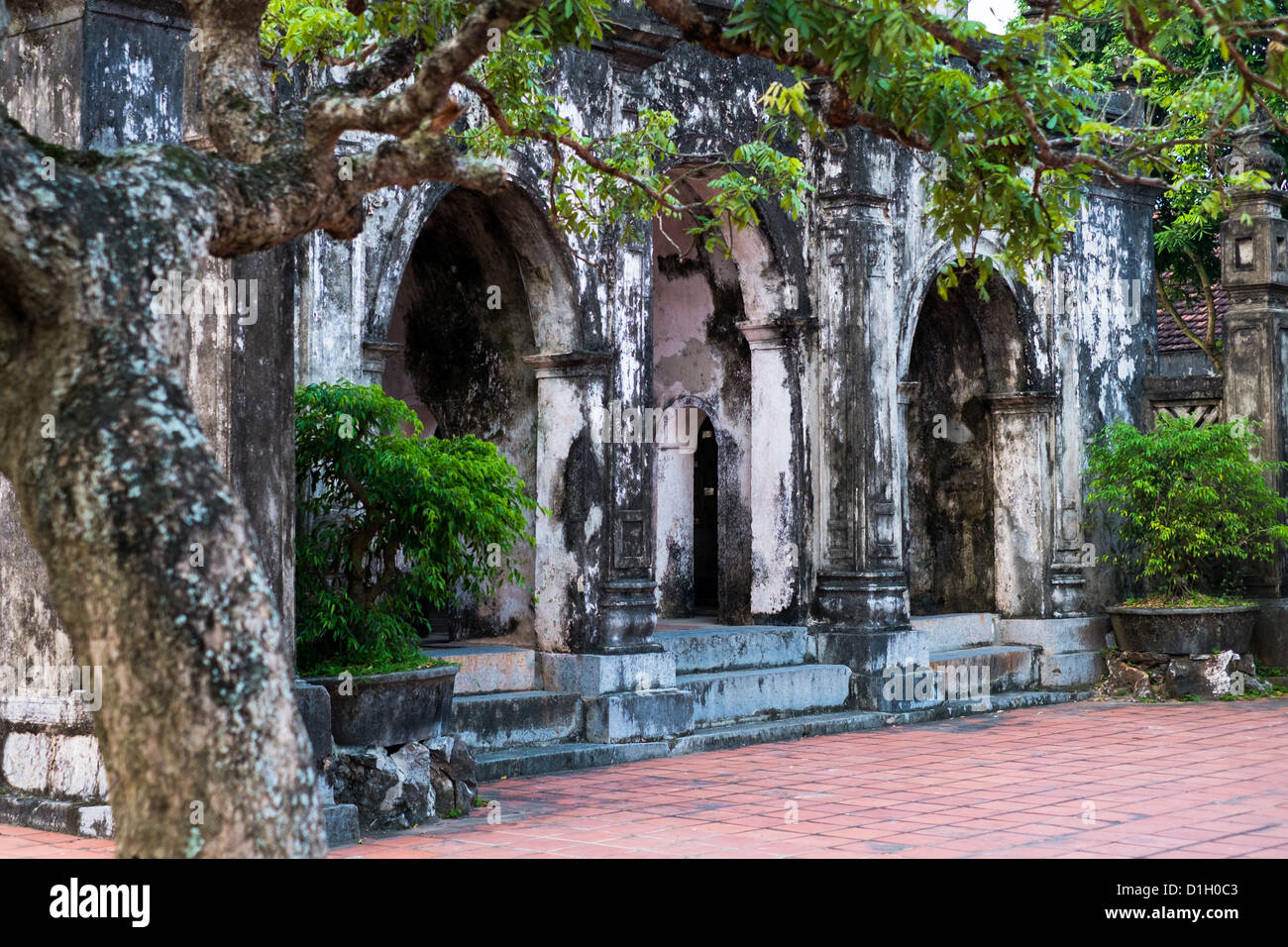 One of many places of worship at the Phat Diem Catholic church complex ...