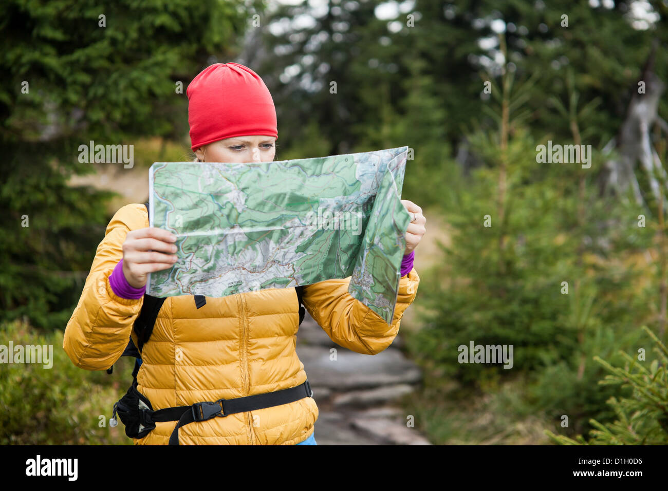 Map reading concept hi-res stock photography and images - Alamy