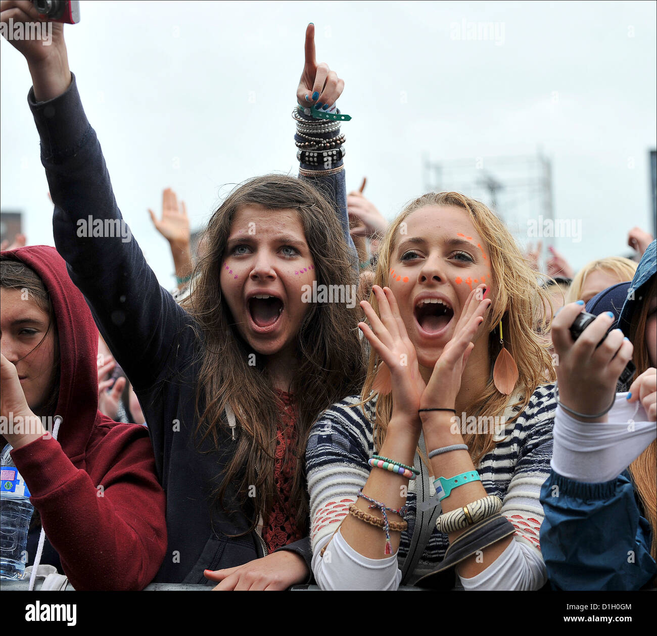 Crowds at a concert hi-res stock photography and images - Alamy