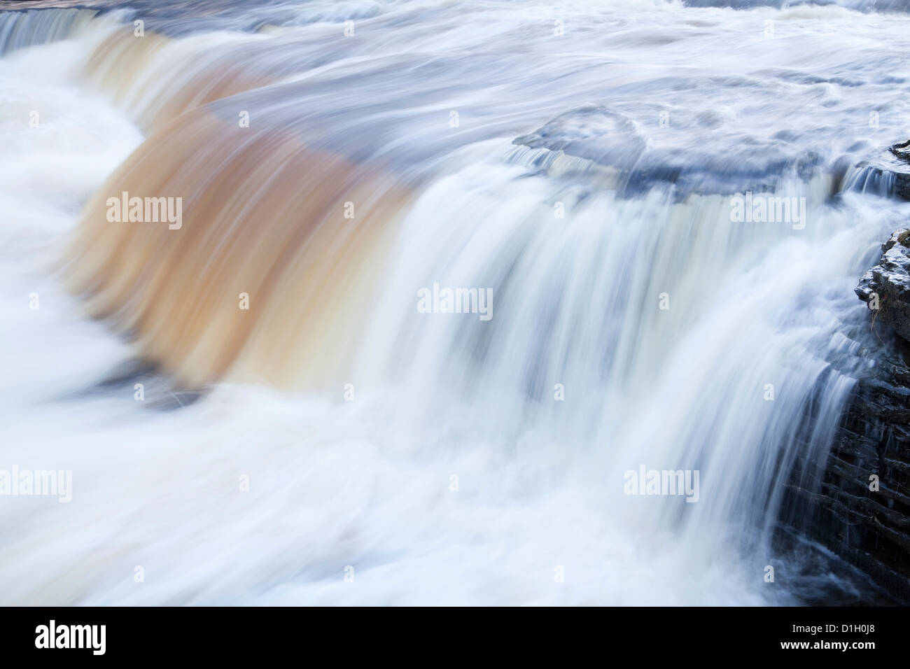 Middle Force at Aysgarth Falls, Yorkshire Dales, UK Stock Photo - Alamy