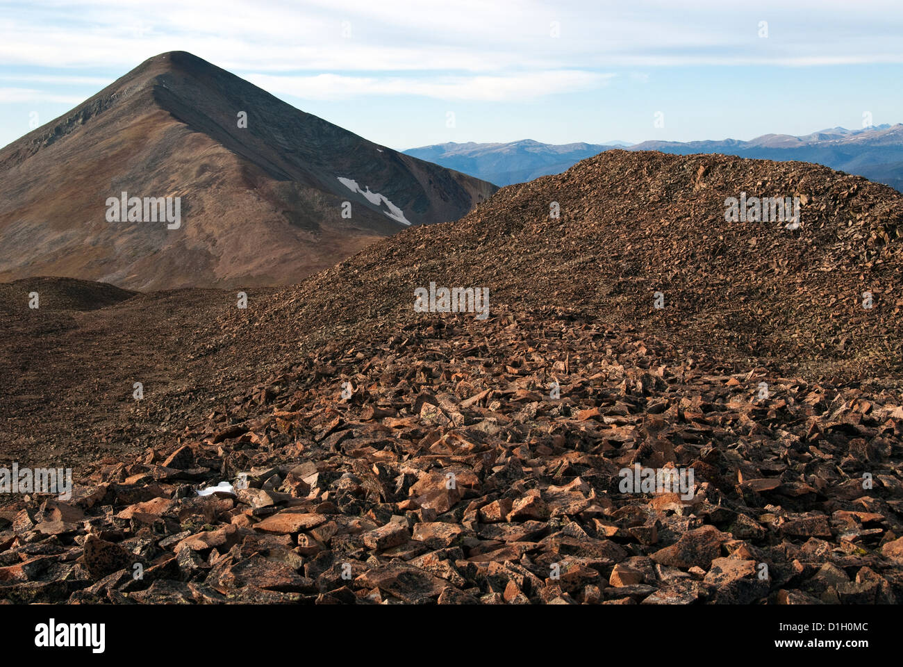Bald Mountain (false summit) from Boreas Mountain Pike National Forest ...