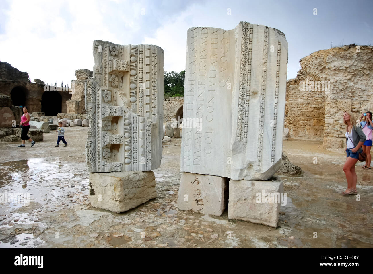 Tunisia tunis rain on tourists hi-res stock photography and images - Alamy