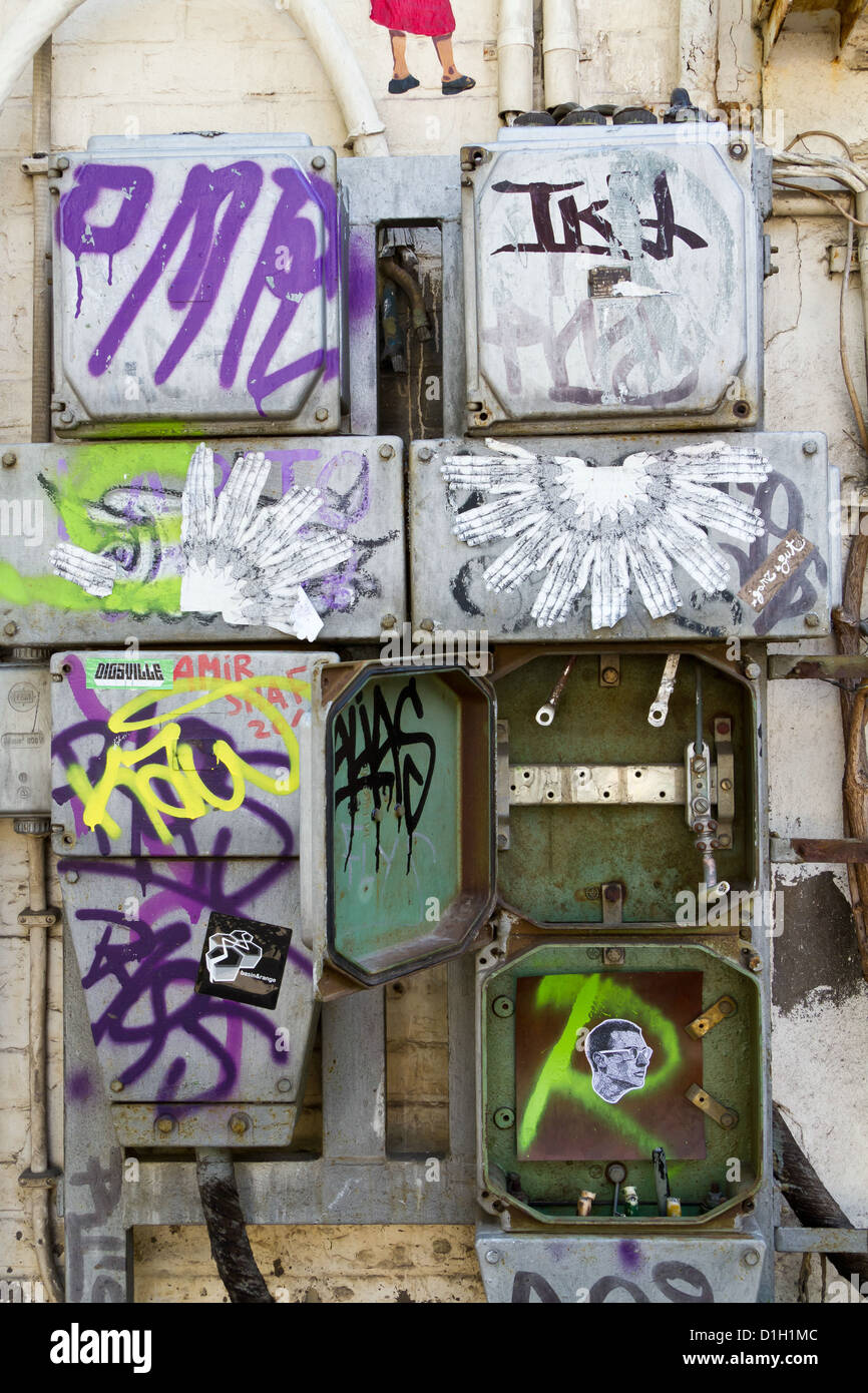 Typical Graffiti in Berlin Friedrichshain, Germany Stock Photo - Alamy