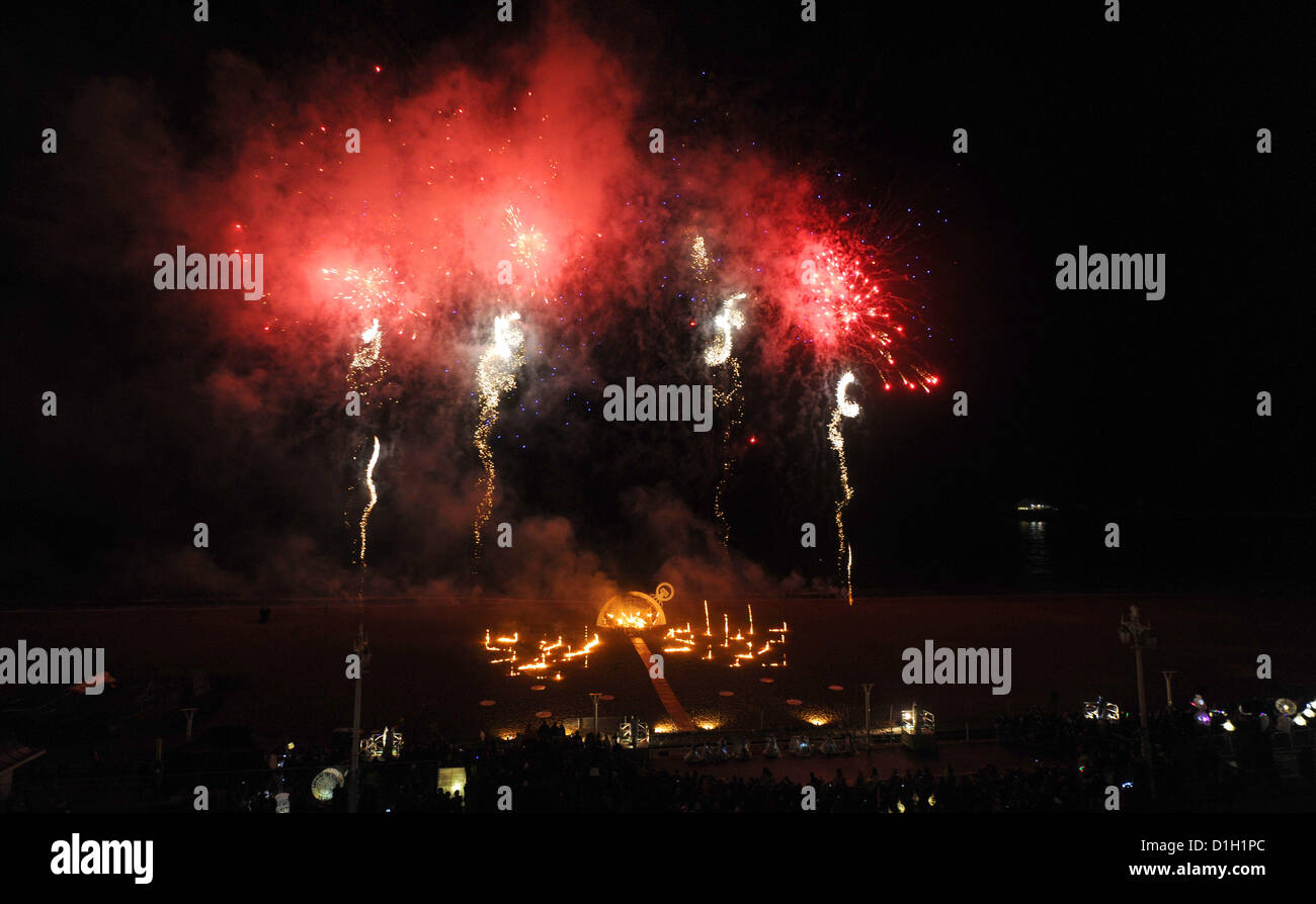 Brighton festival fireworks hi-res stock photography and images - Alamy