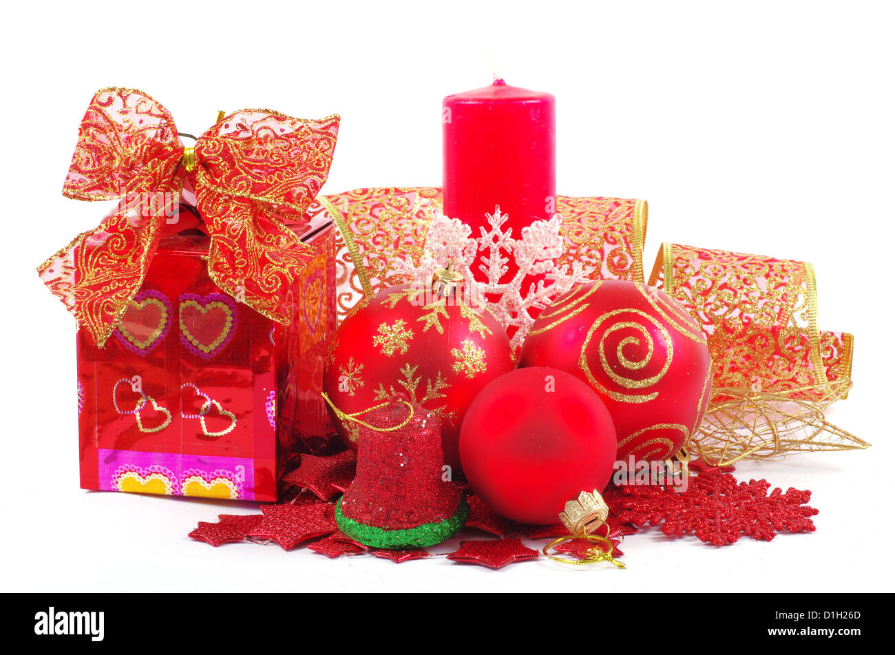 Christmas background snowflakes border Cut Out Stock Images & Pictures ...