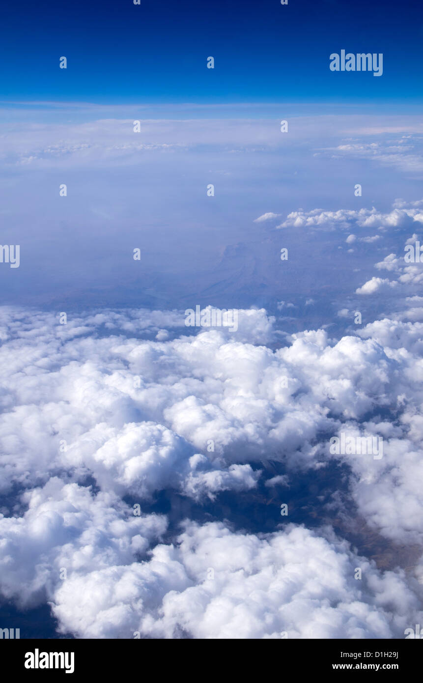 Aerial sky and clouds background Stock Photo - Alamy