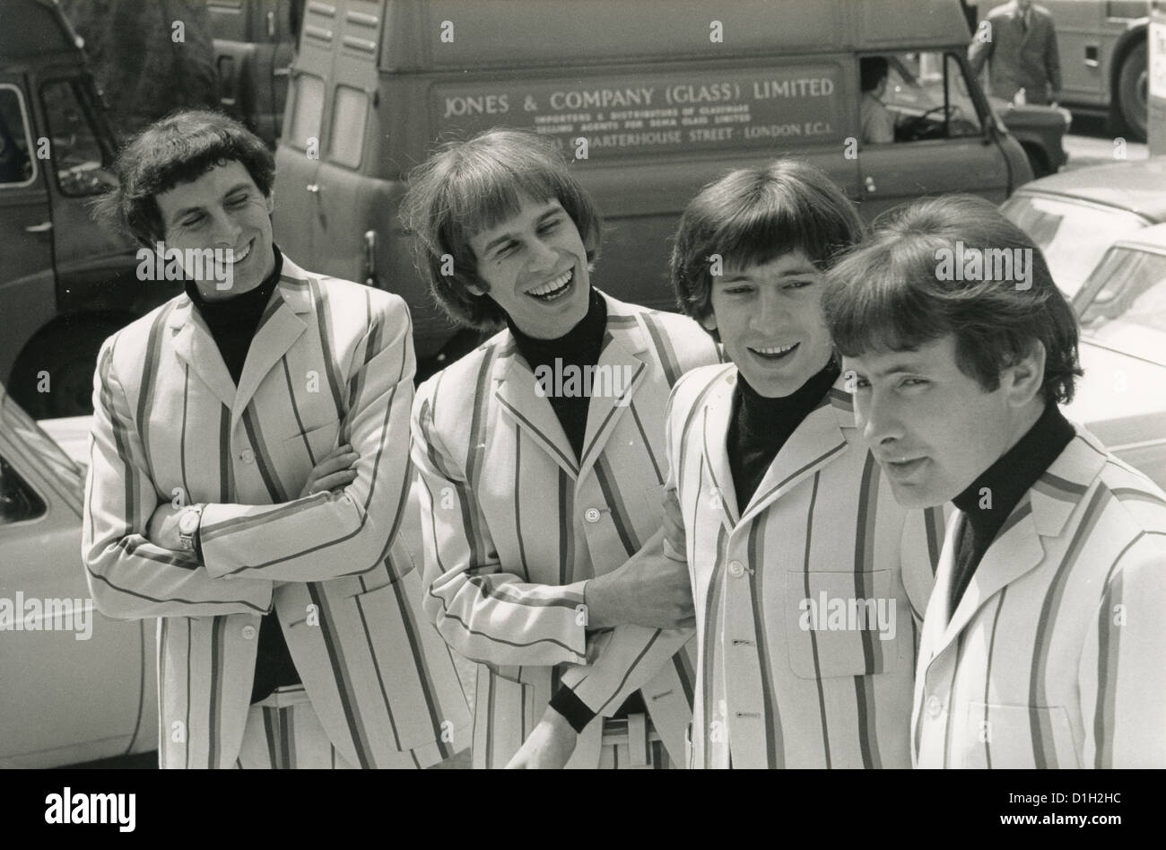 THE TROGGS UK pop group in 1966. From l: Pete Staples, Chris Britton ...