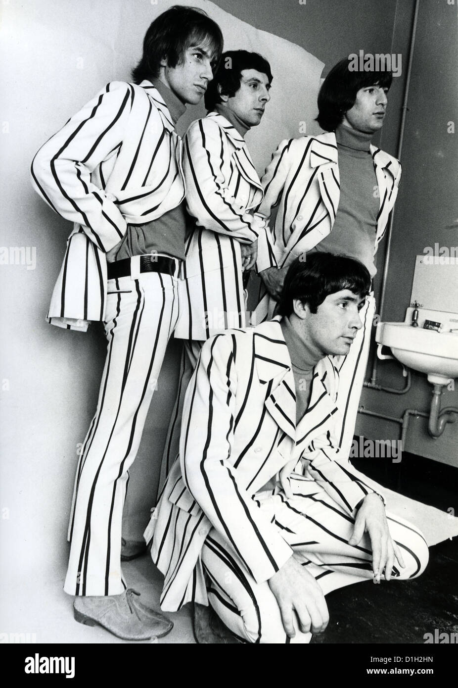 THE TROGGS UK pop group in May 1966. From l: Chris Britton, Pete ...