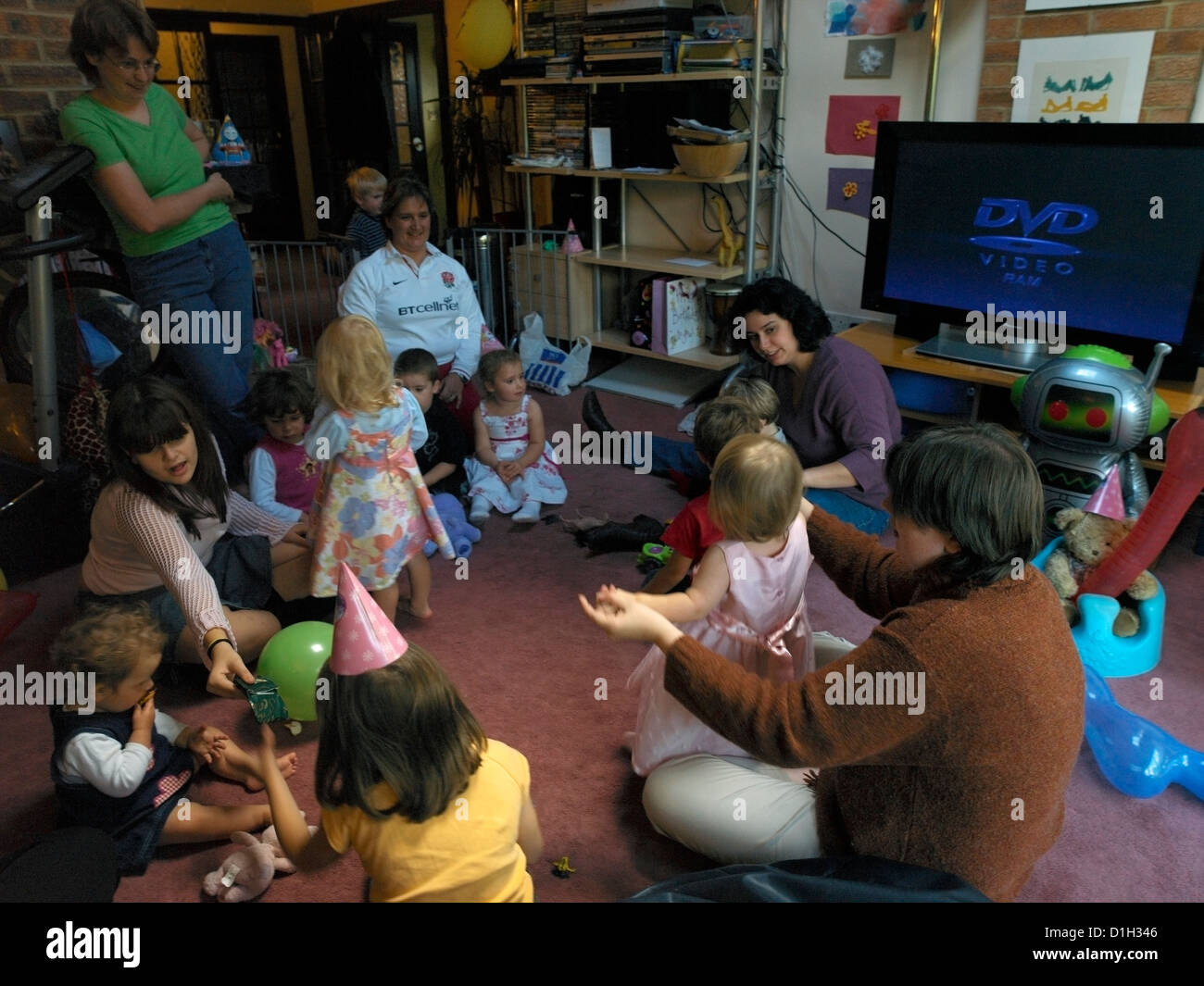 Children Playing Pass Parcel Birthday High Resolution Stock Photography ...