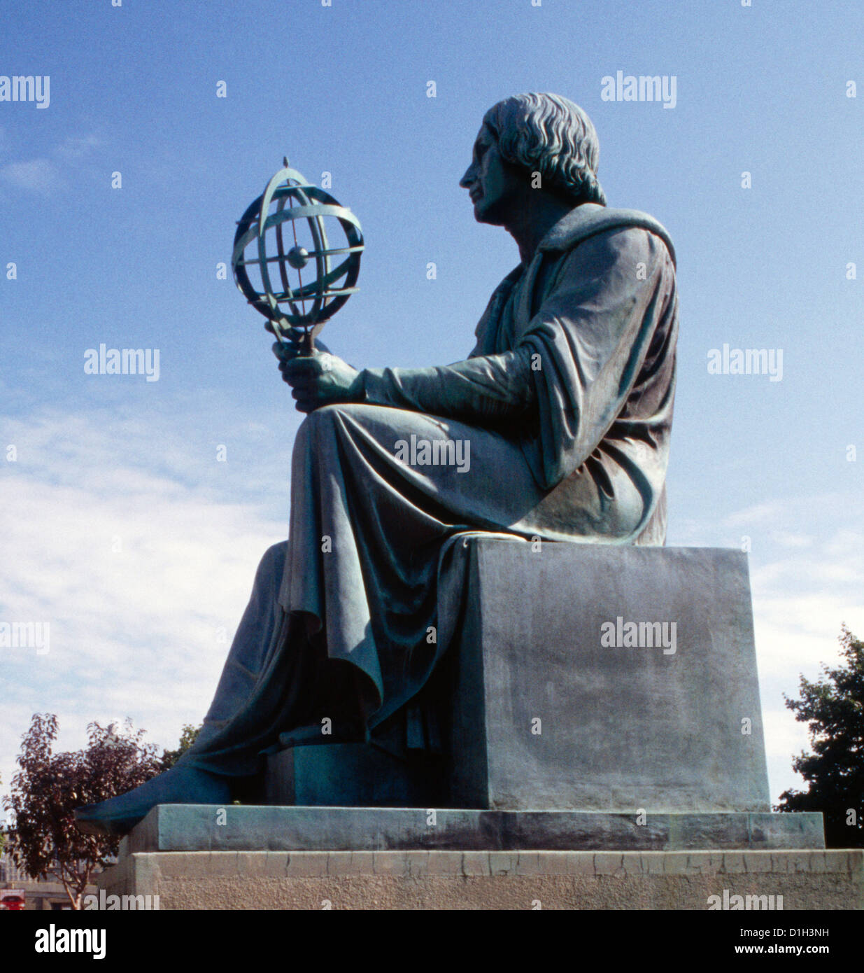 Montreal Quebec Canada Statue of Copernicus Stock Photo - Alamy