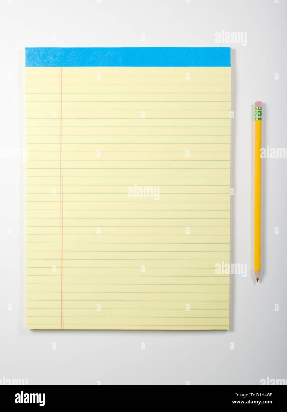 Yellow legal pad paper isolated hi-res stock photography and images - Alamy