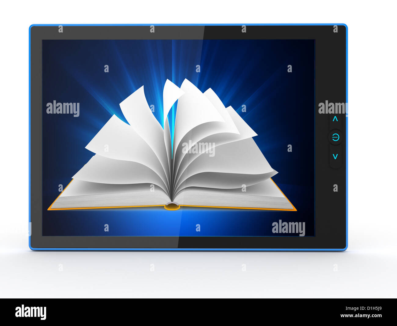Electronic books reader device Cut Out Stock Images & Pictures - Alamy