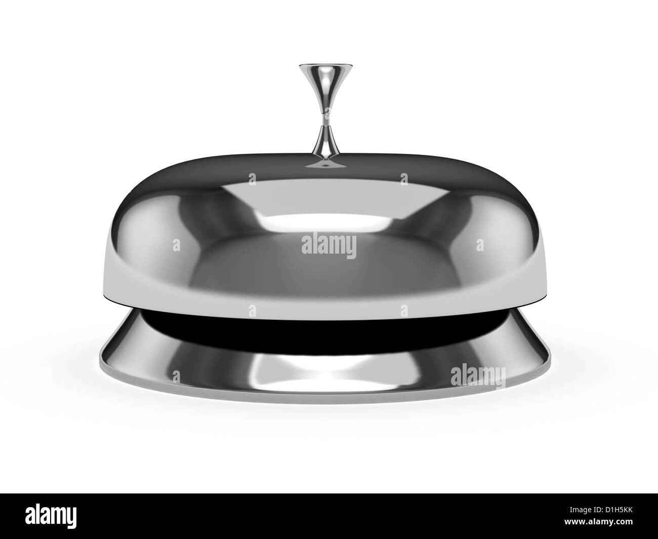 Service bell isolated on white Stock Photo - Alamy