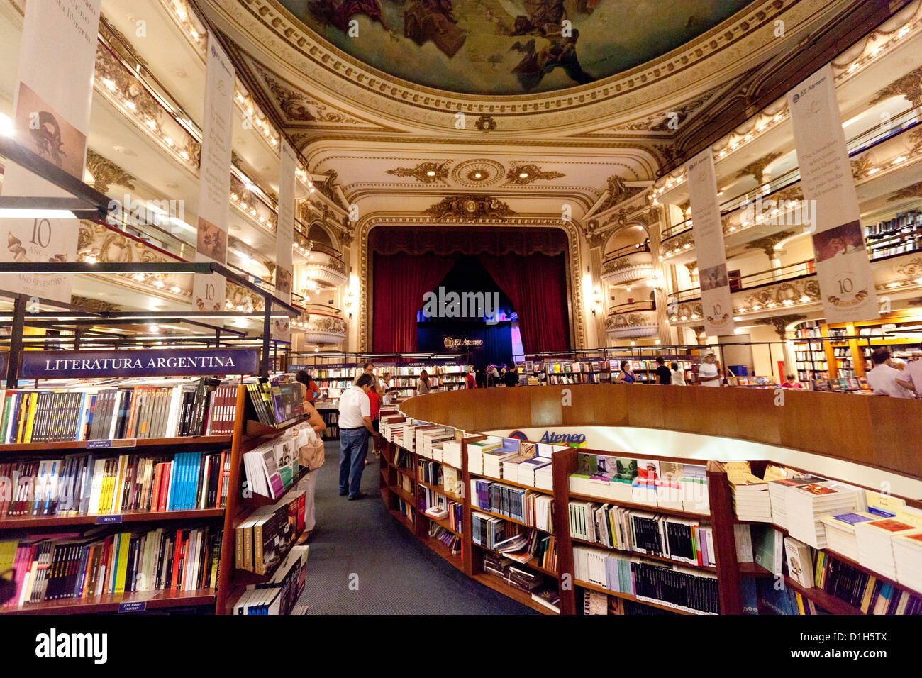 El ateneo bookstore interior hi-res stock photography and images - Alamy