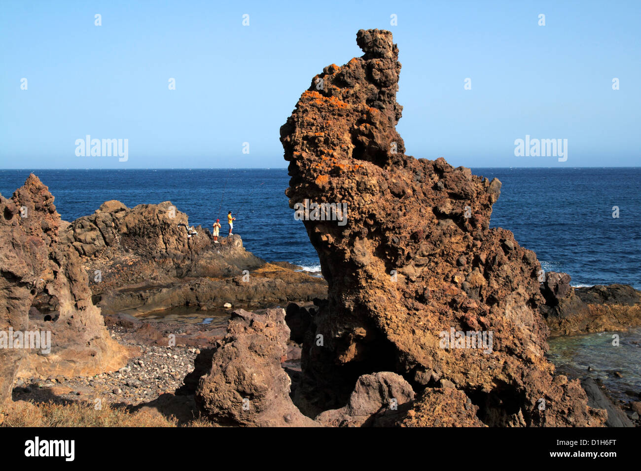 rock formations on the coast Stock Photo - Alamy