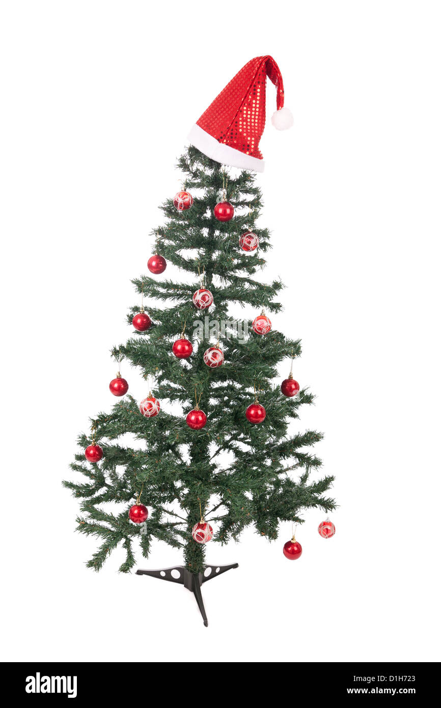 The Bare Christmas tree ready to decorate Stock Photo - Alamy
