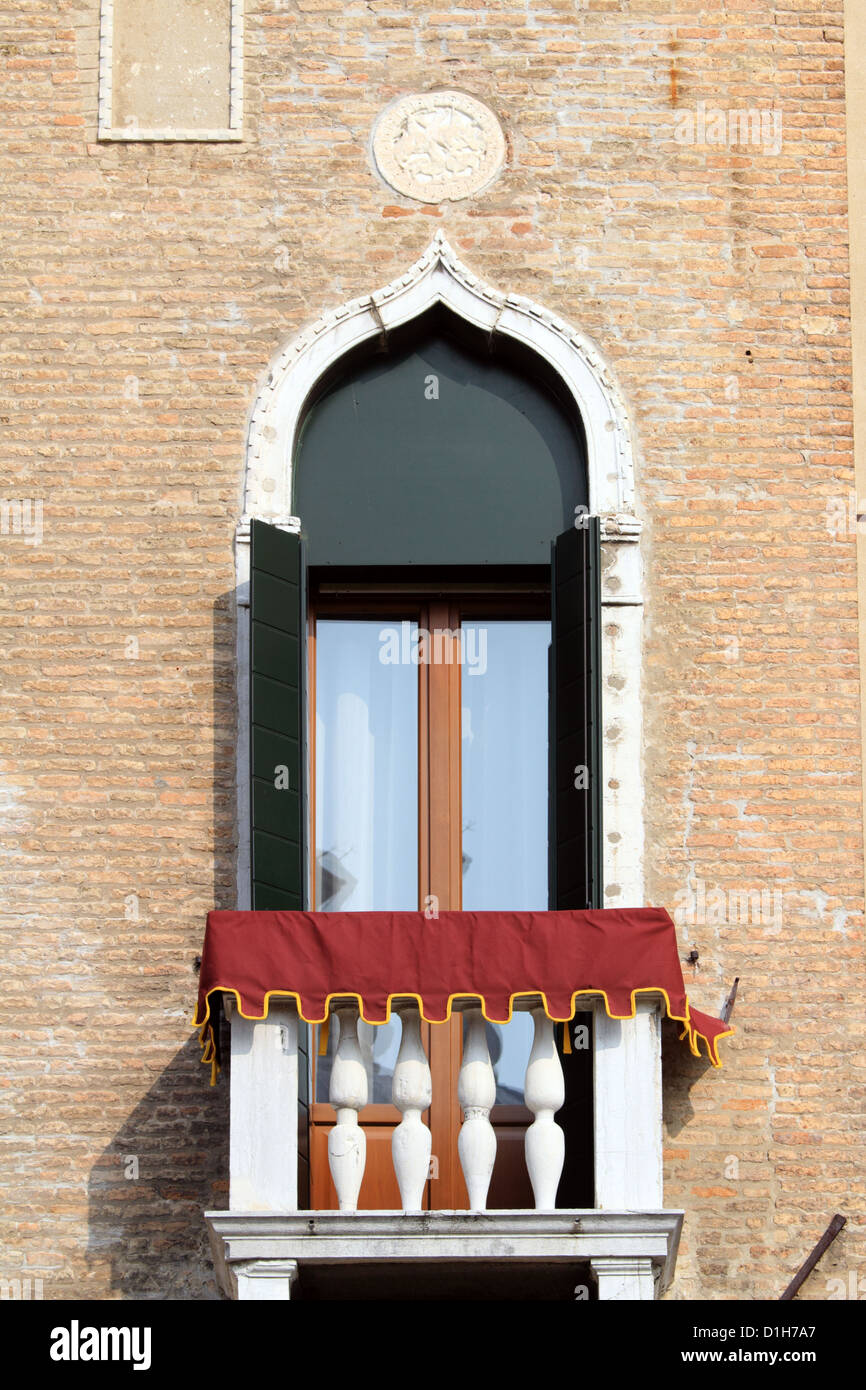 Venetian balcony hi-res stock photography and images - Alamy