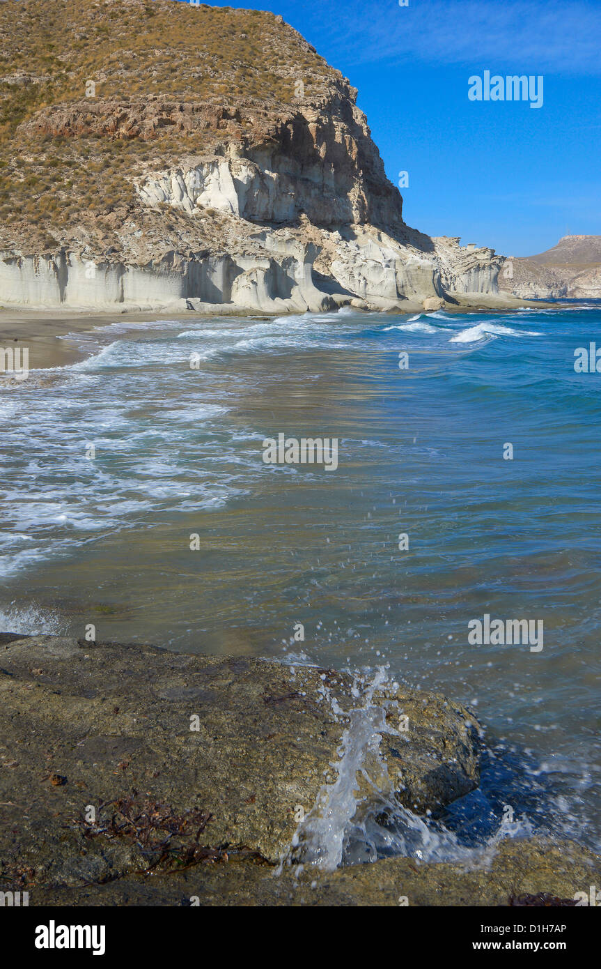 Cabo de Gata, Cala de Enmedio, Beach, Biosphere Reserve, Cabo de Gata ...