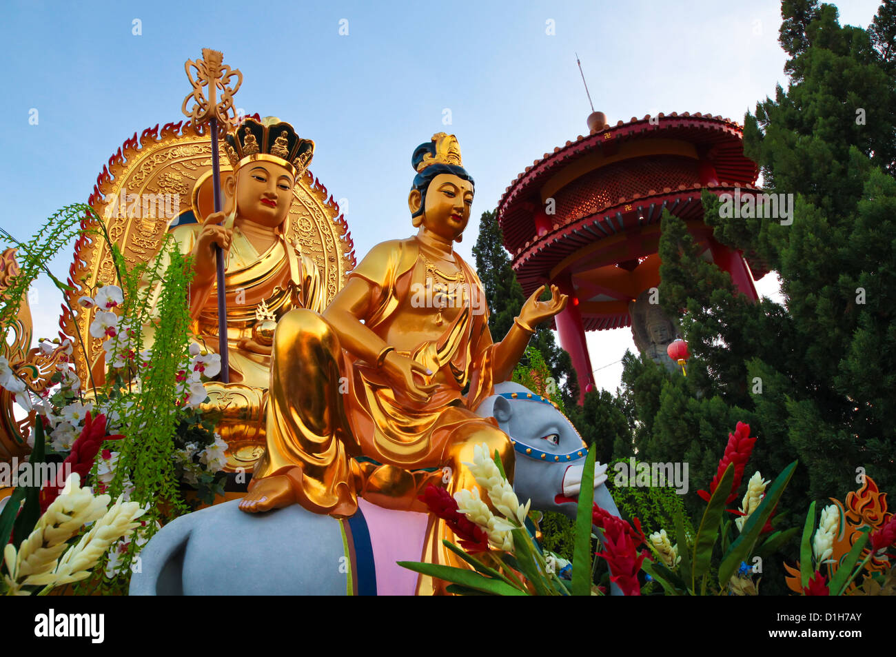 Golden color buddha. Concept of chinese religious deity Stock Photo - Alamy