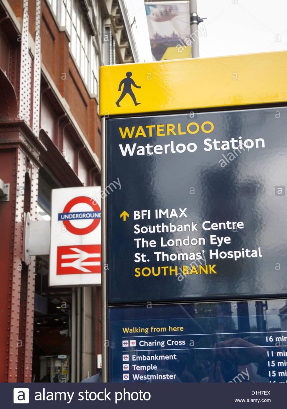 London Waterloo Station Sign High Resolution Stock Photography and ...