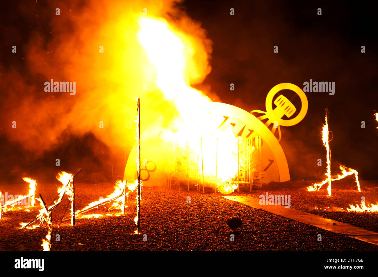 Burning the clocks brighton hi-res stock photography and images - Alamy