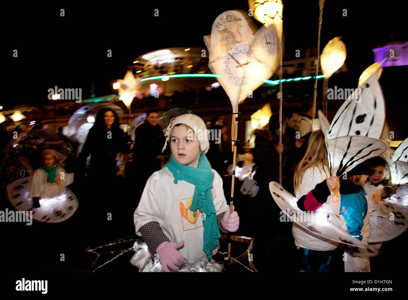 Burning the clocks brighton bonfire hi-res stock photography and images ...