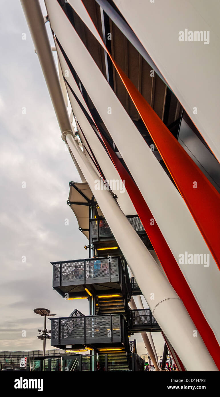 Staircase for entrance to the Olympic Stadium Stock Photo - Alamy