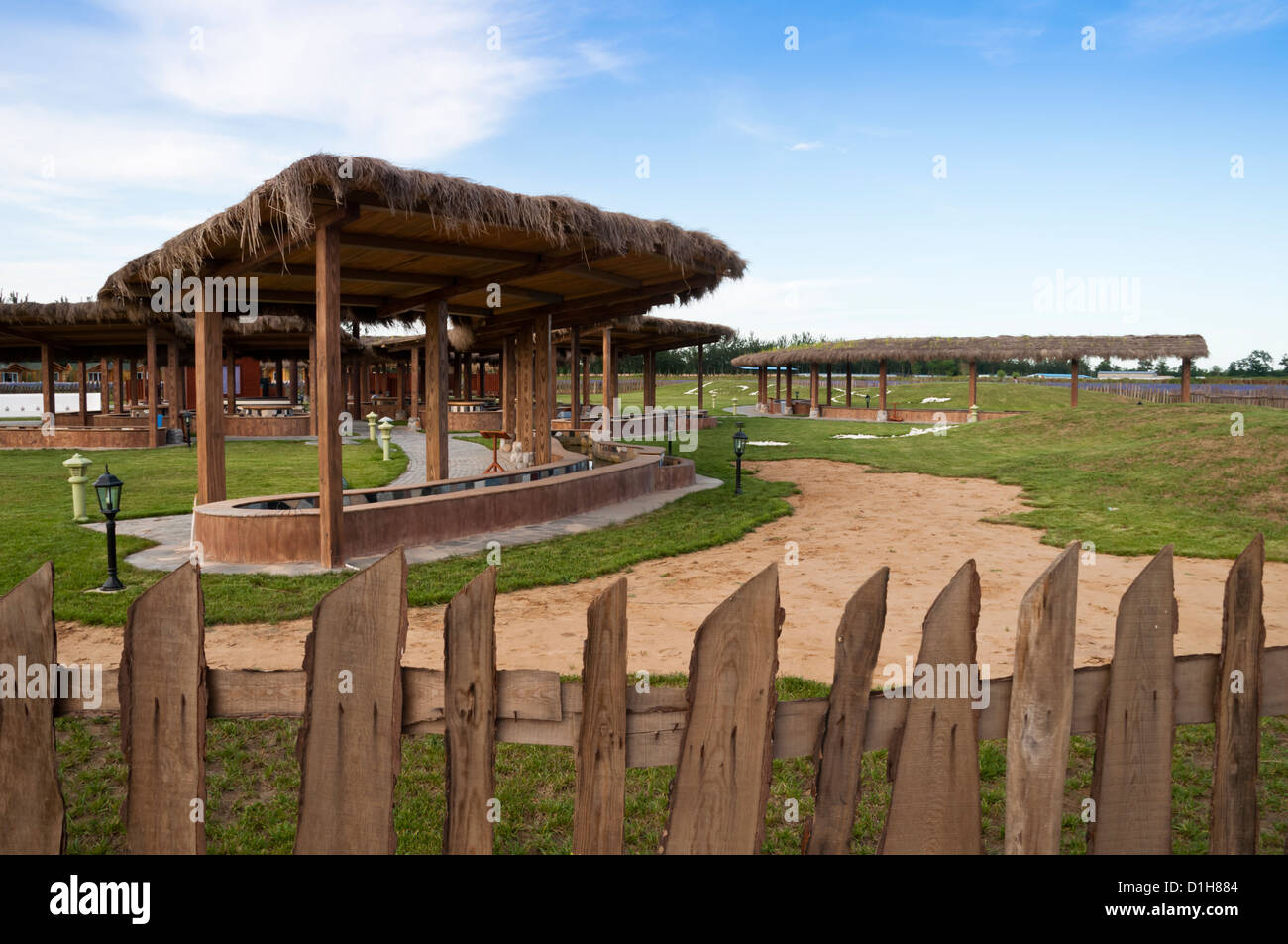 Hut in fence hi-res stock photography and images - Alamy