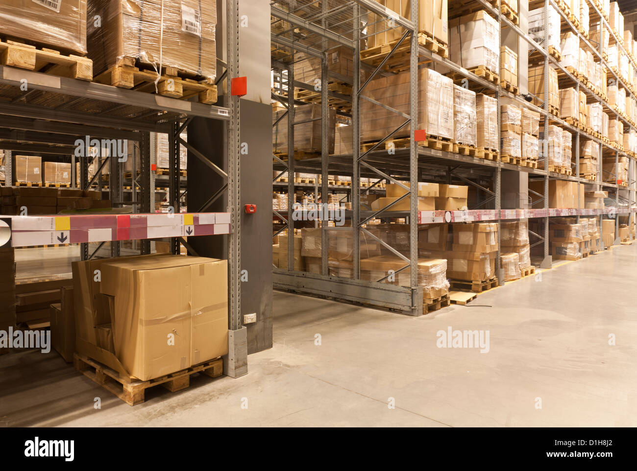 Warehouse corridor interior hi-res stock photography and images - Alamy