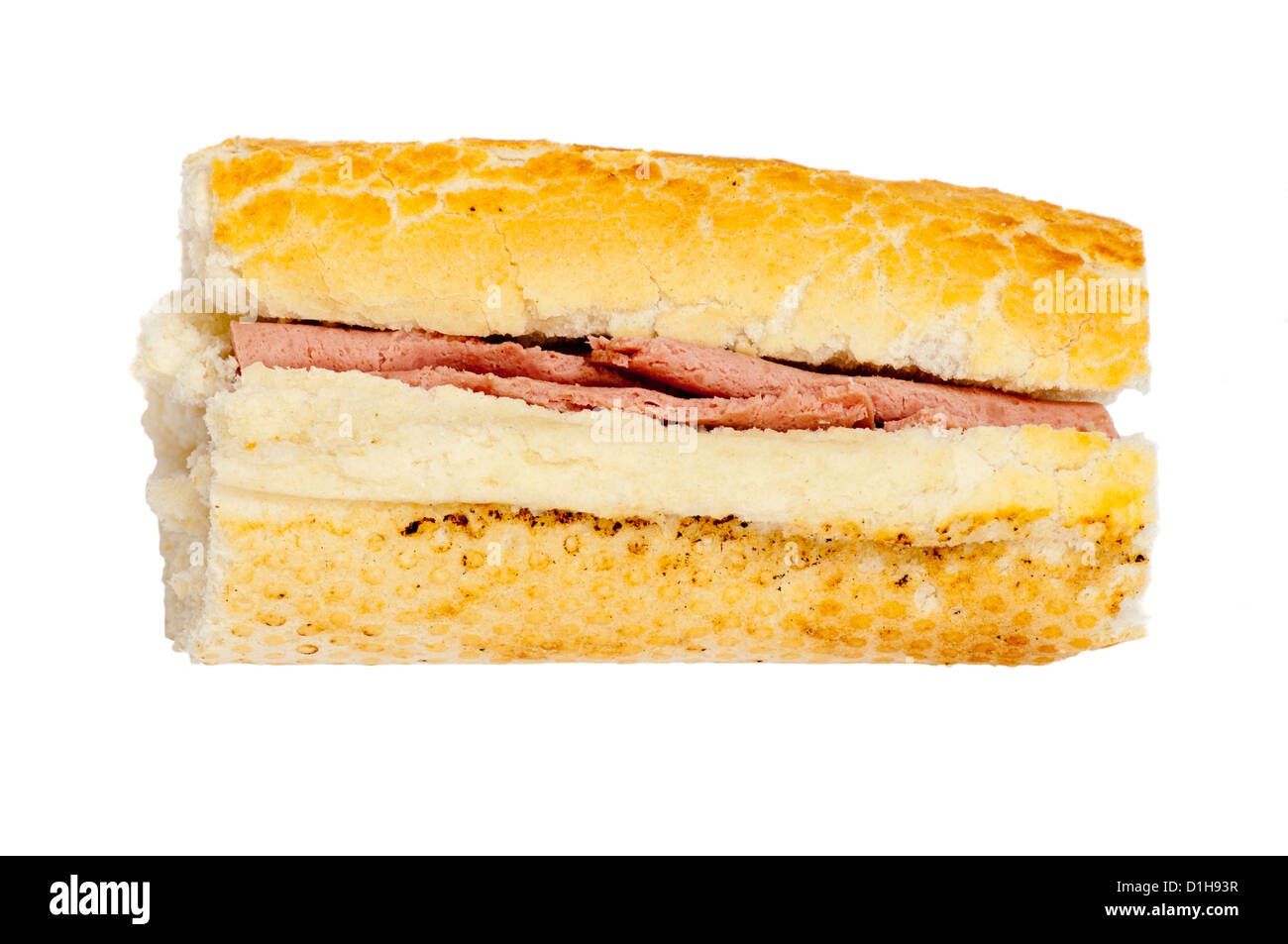 Liver Sausage Tiger Bread Roll Stock Photo - Alamy