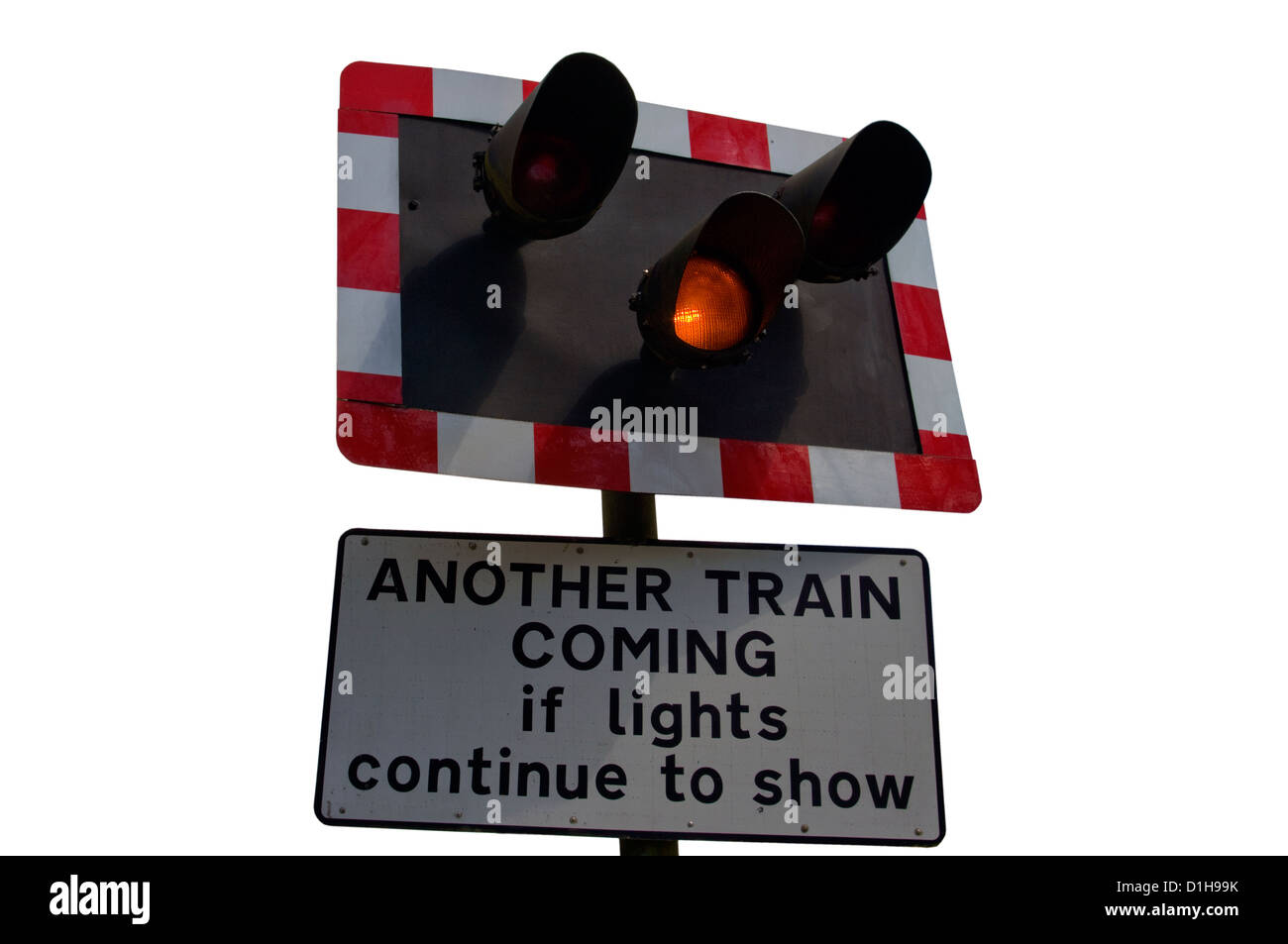 Flashing light warning hi-res stock photography and images - Alamy