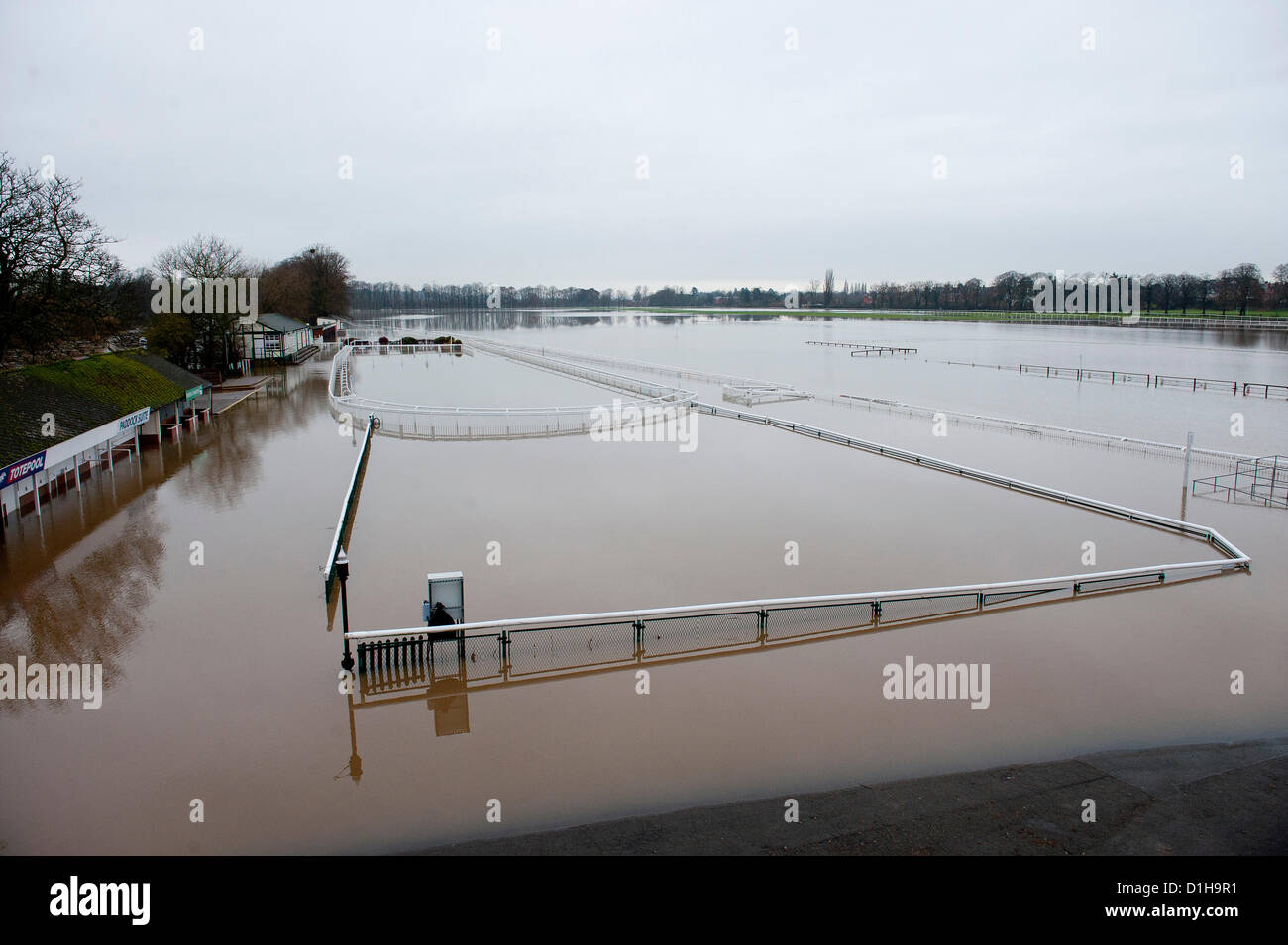 Floods worcester racecourse hi-res stock photography and images - Alamy