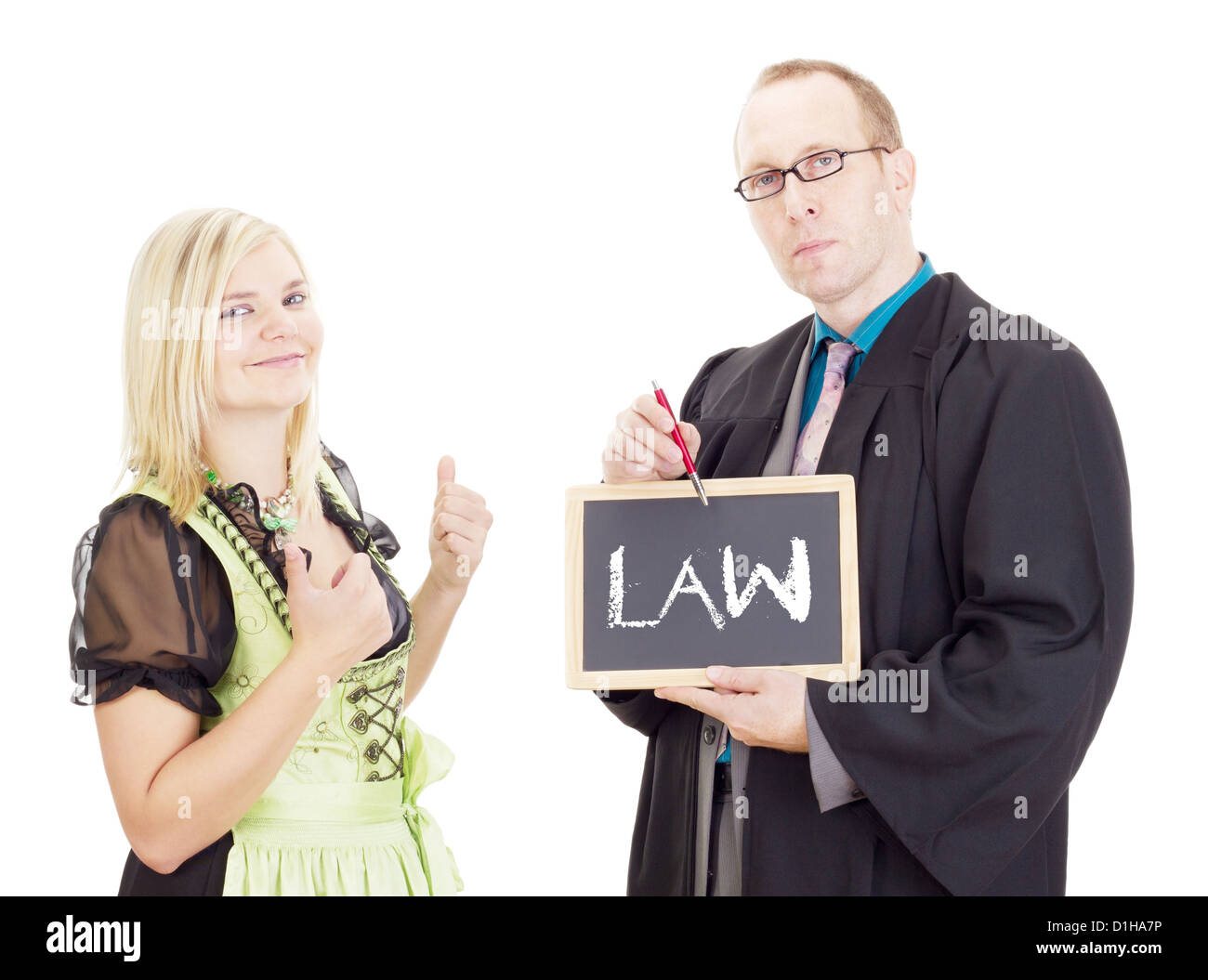 Young woman needs help: law Stock Photo - Alamy