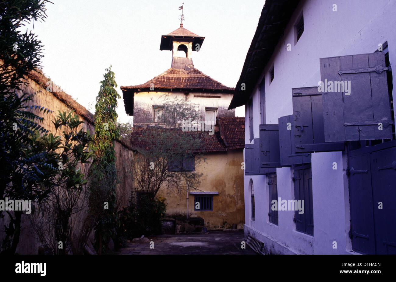The courtyard of Paradesi Synagogue constructed in 1567 one of seven ...